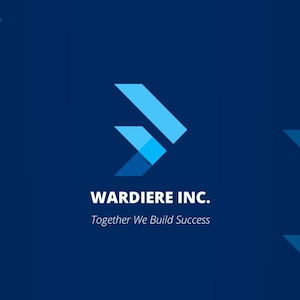 Blue Minimalist Corporate Business Card | Modern Professional Card ...