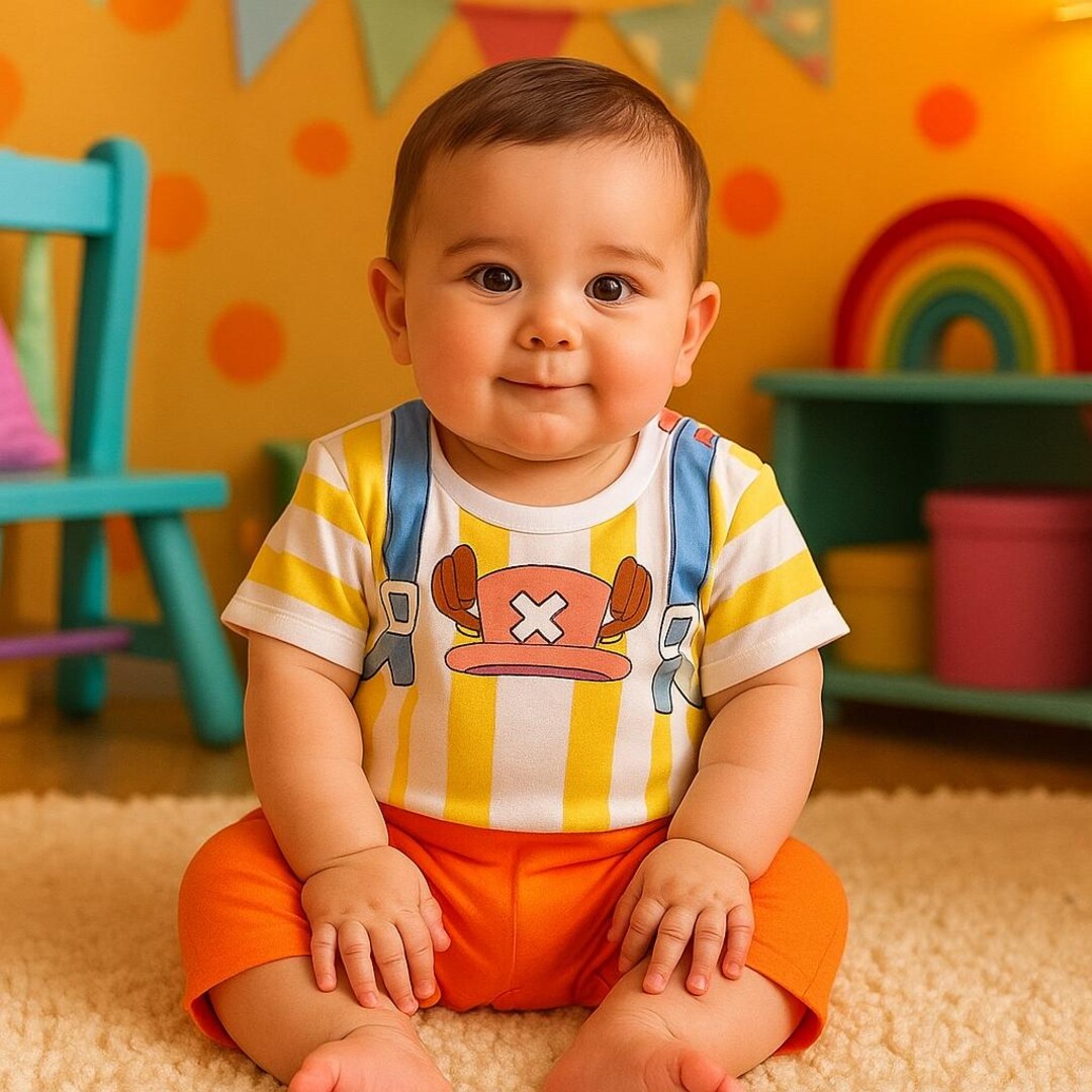 Naruto Inspired Baby Romper: Anime Cosplay Onesie - Etsy