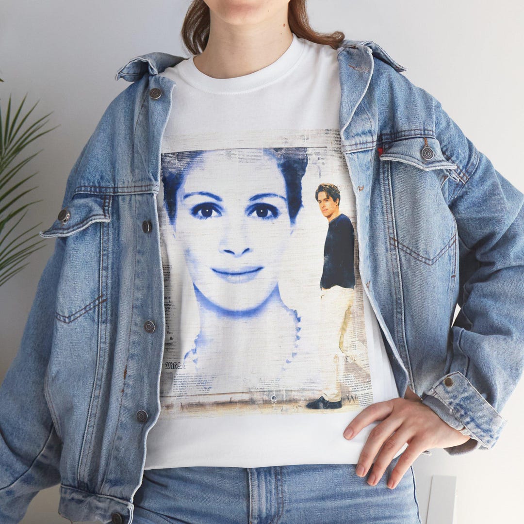 Vintage Retro Look Notting Hill Movie Poster Tee Shirt: Retro Romantic ...
