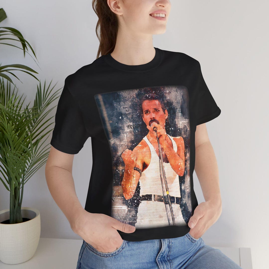 Vintage Retro Star Legendary 80s Rock Music Fan Art Unisex Tee Shirt ...