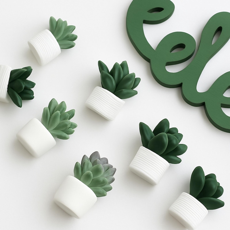 Set of Succulent Pins - Etsy