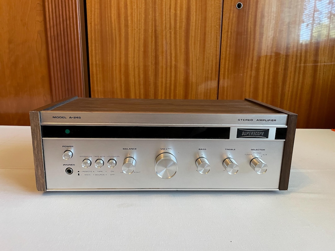 Superscope A 245 – Vintage Audio Receiver by Marantz, Fully Tested - Etsy