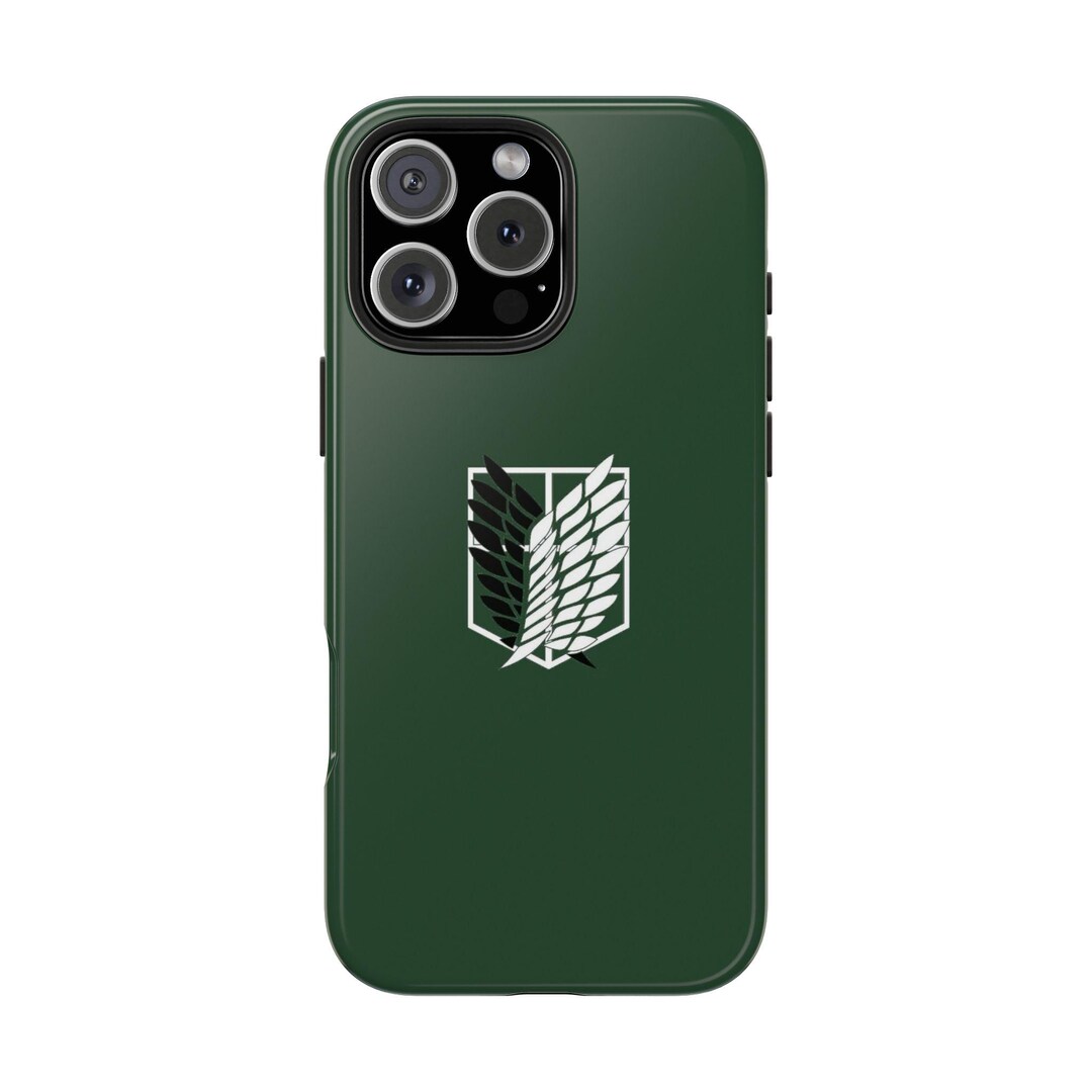 Attack on Titan Scout Regiment Tough Phone Case - Durable Anime ...