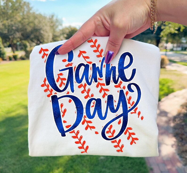 Baseball PNG, Game Day PNG, Home Run PNG, Faux Metallic Png,stripes Png ...