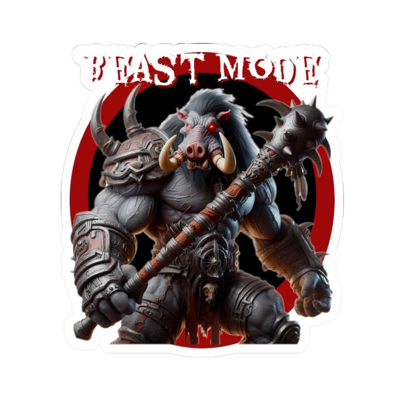 Beast Mode Decal - Etsy