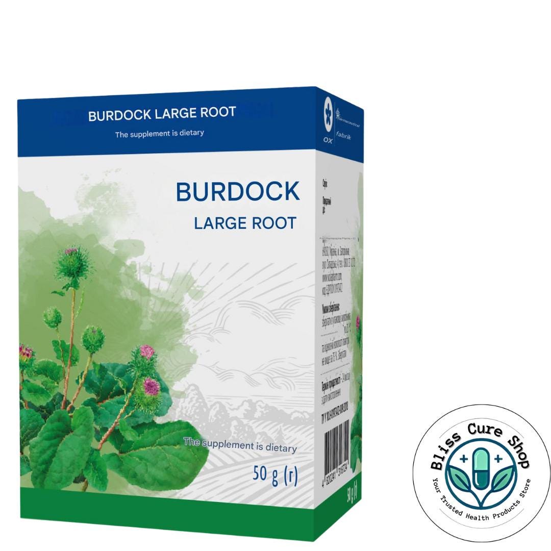 Burdock Root Herbal Tea (arctium Lappa) | 50g Loose Herb | Natural ...
