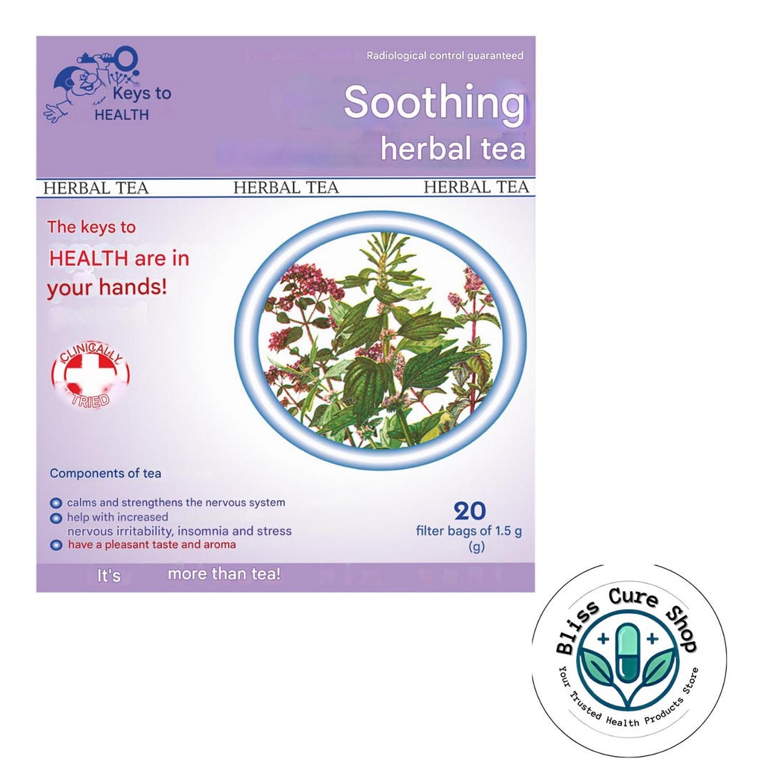 Calming Herbal Tea Blend – Natural Relaxation, 20 Tea Bags - Etsy