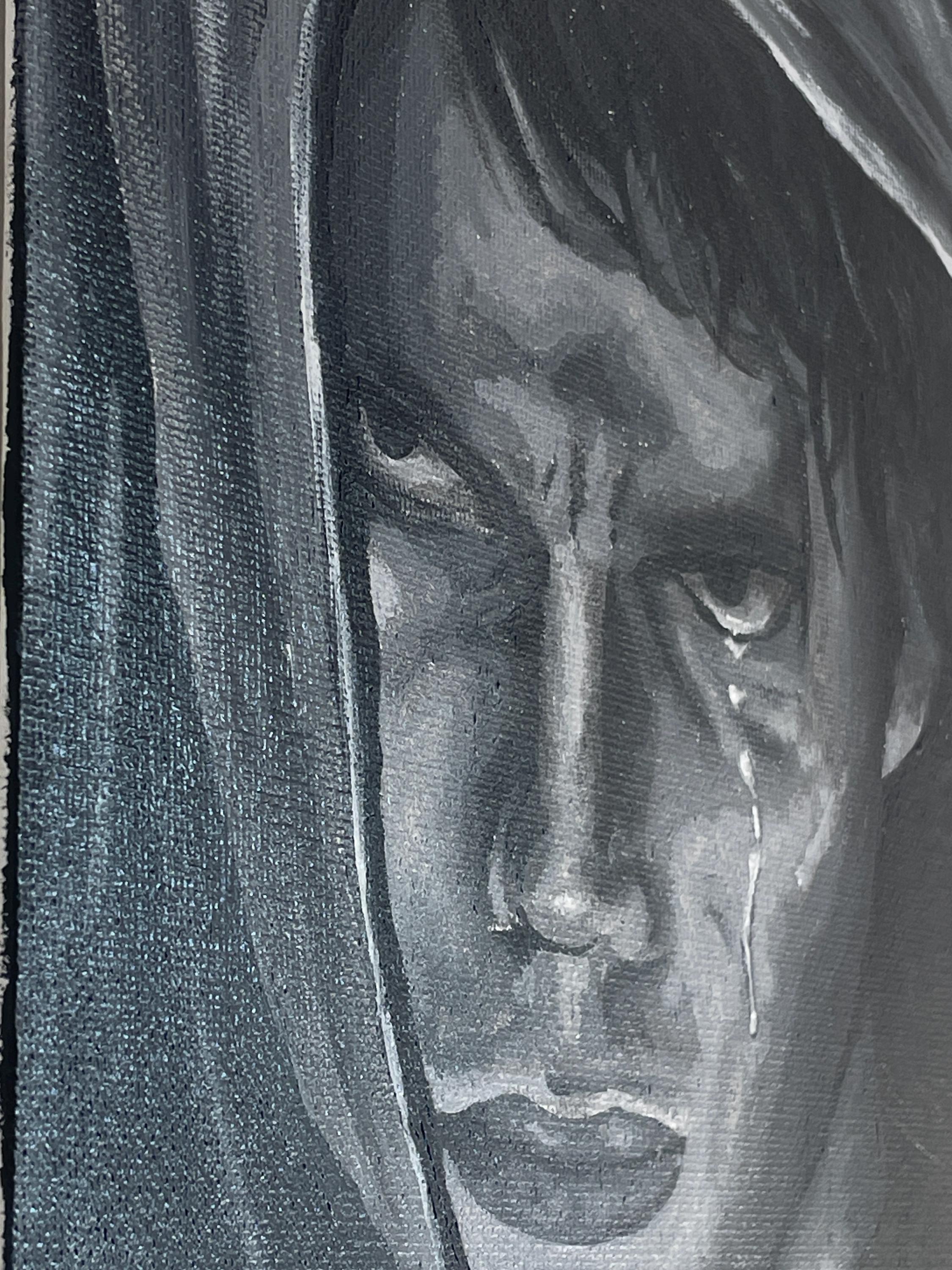 Anakin Skywalker Portrait B&w - Etsy