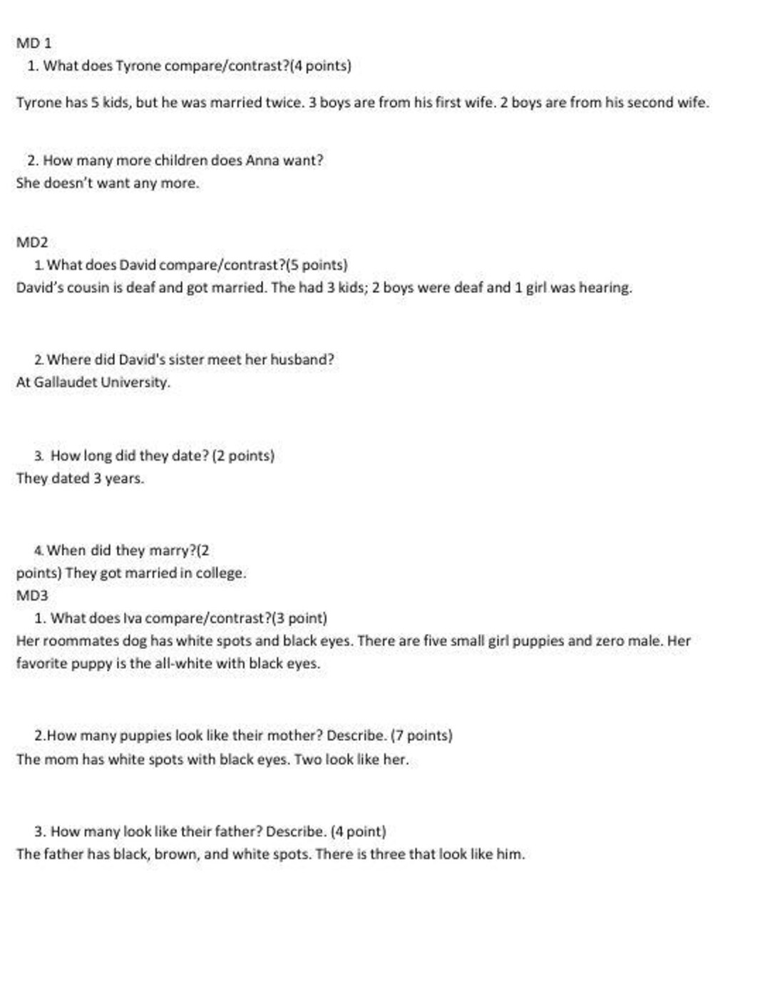 ASL 101 Signing Naturally Unit 5 Complete Solution - Etsy