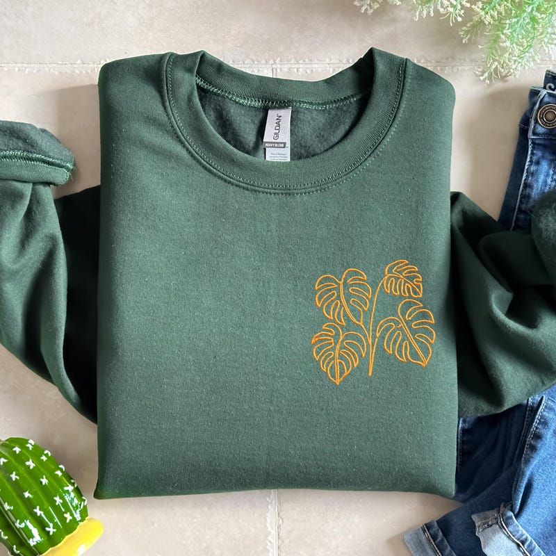 White Sweater Monstera - Etsy