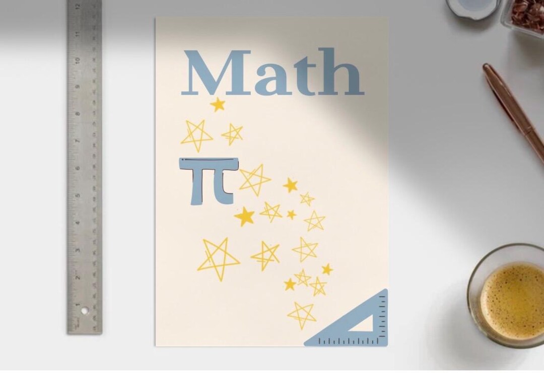 Colorful School Subject Covers to Print – 10 Designs for Digital ...