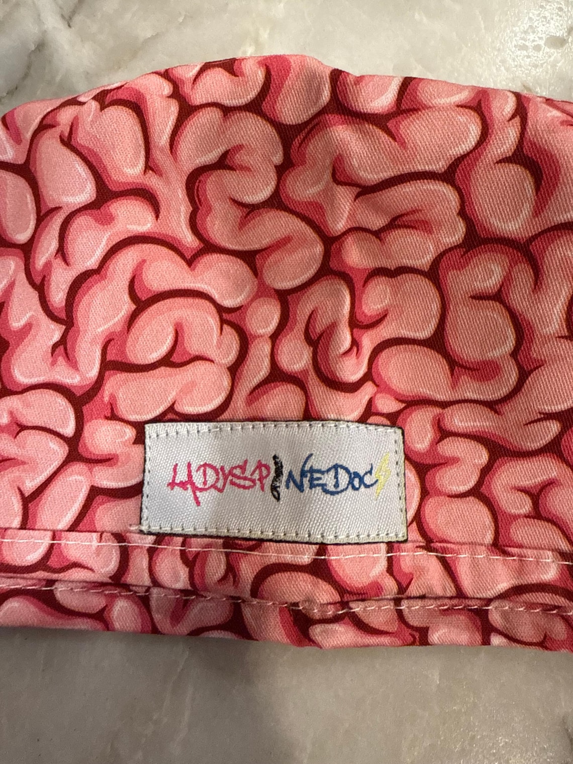 Cortex Cap - Scrub Hat With Brain Design - Etsy
