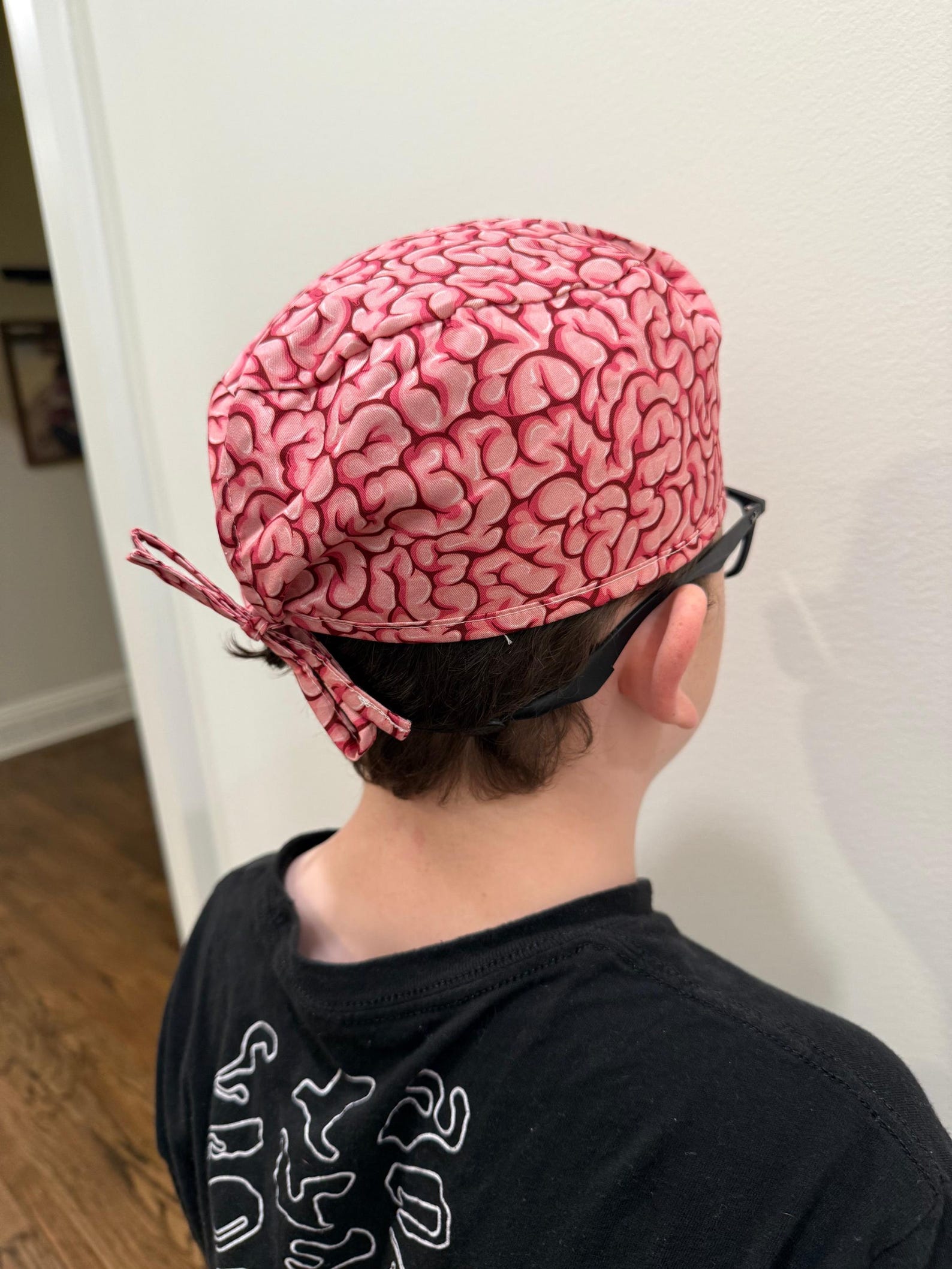 Cortex Cap - Scrub Hat With Brain Design - Etsy
