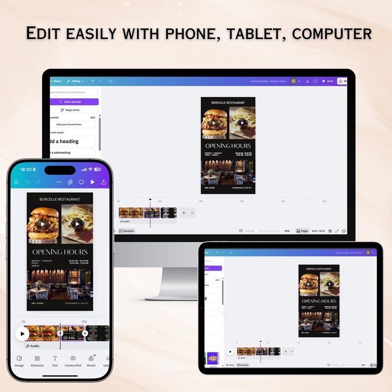 Editable Moana Video Invitation | Shareable Digital Birthday Invite | Custom Animated Party ...