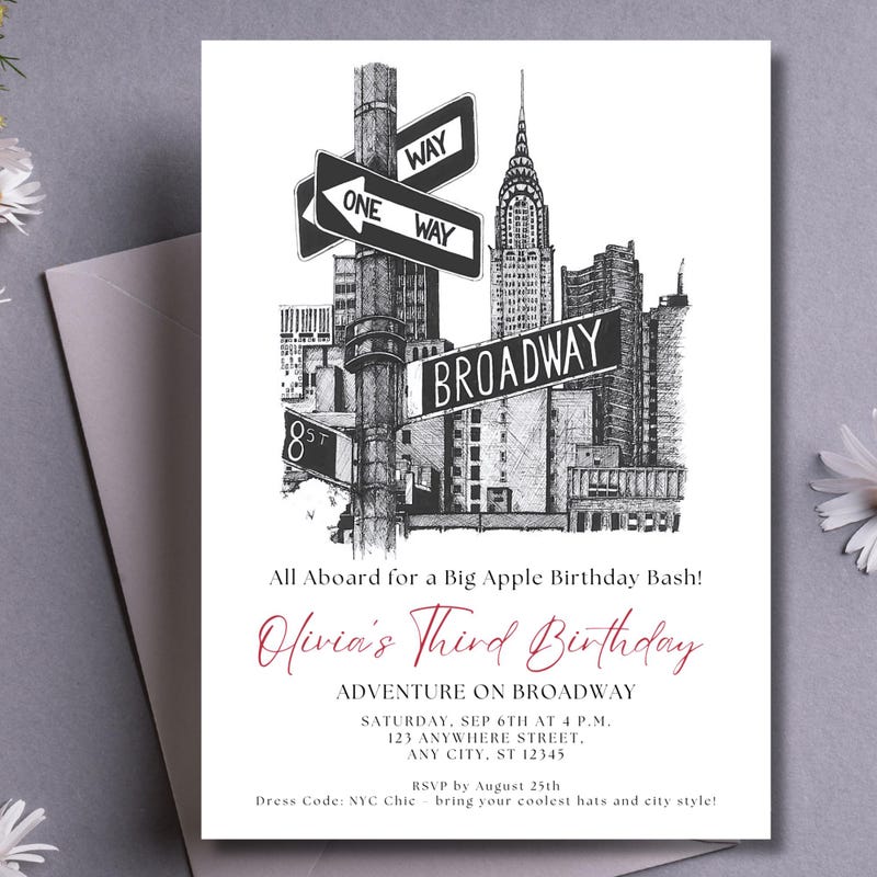 Apple Birthday Invitations - Etsy