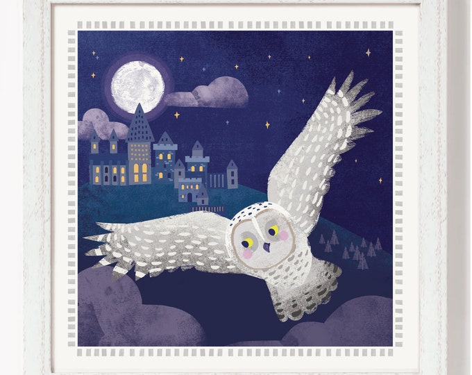 Hedwig Harry Potter Print - Etsy