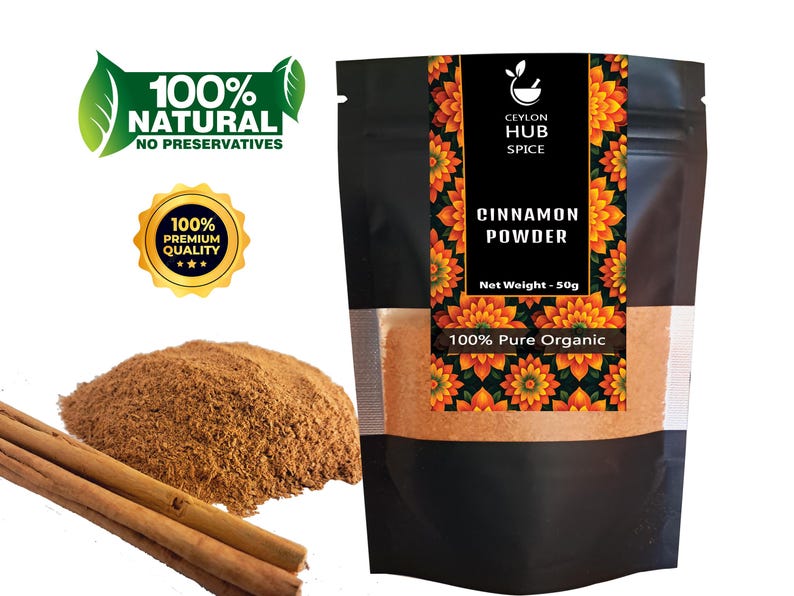 Ceylon Cinnamon Powder | Alba Grade | 100% Pure & Natural | Fine Ground ...