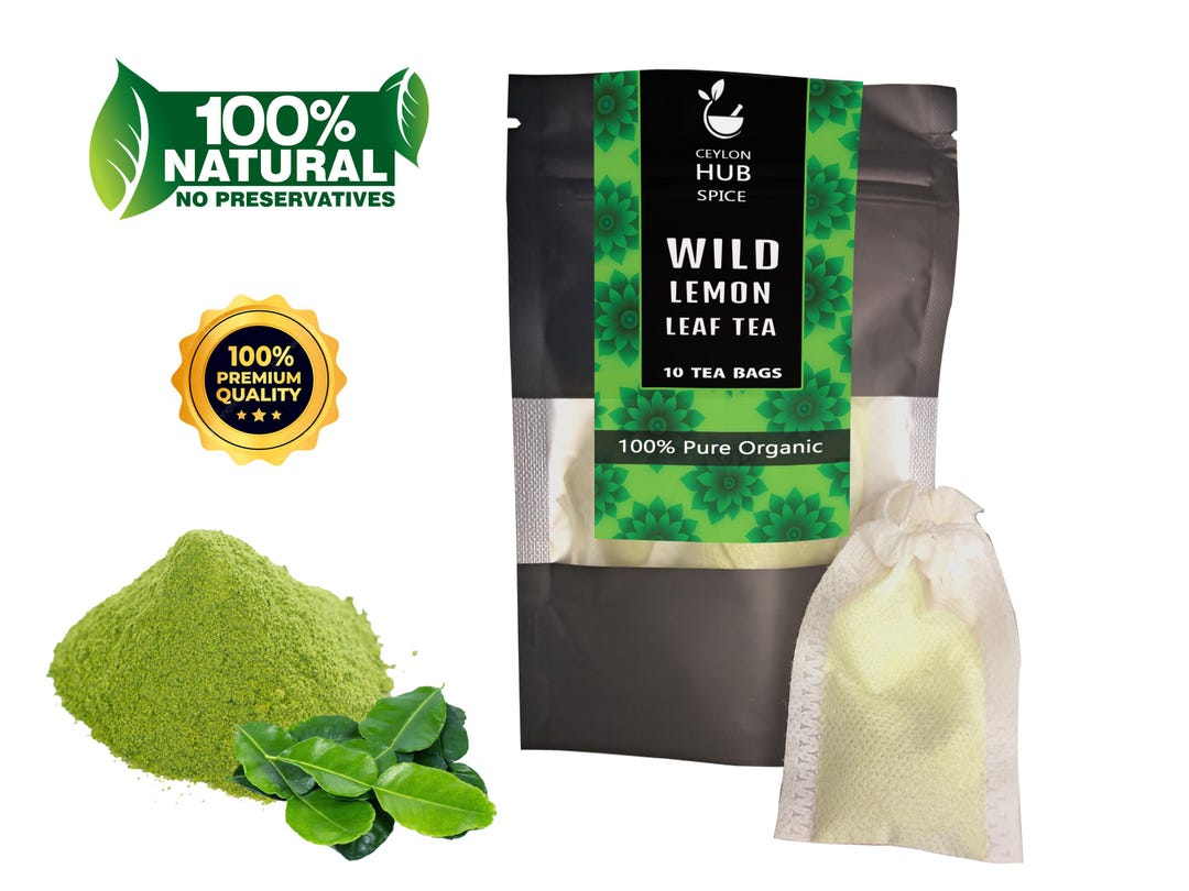 Wild Lemon Leaf Tea Bags (yaki Naran Leaf Tea) | 100% Natural Dried ...