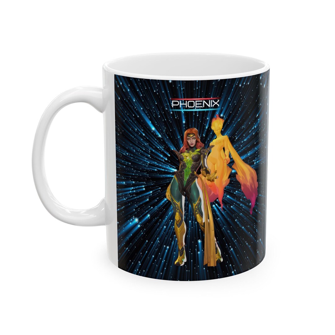 Marvel Rivals Phoenix Mug / Vibrant Ceramic Gaming Superhero Coffee Cup ...
