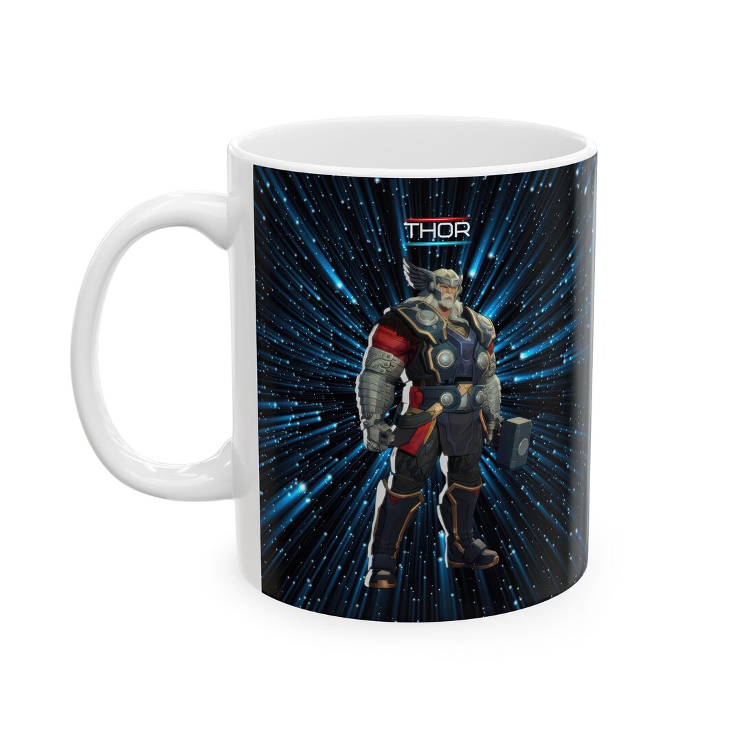 Marvel Rivals Thor Mug / Vibrant Ceramic Gaming Superhero Coffee Cup 11 ...