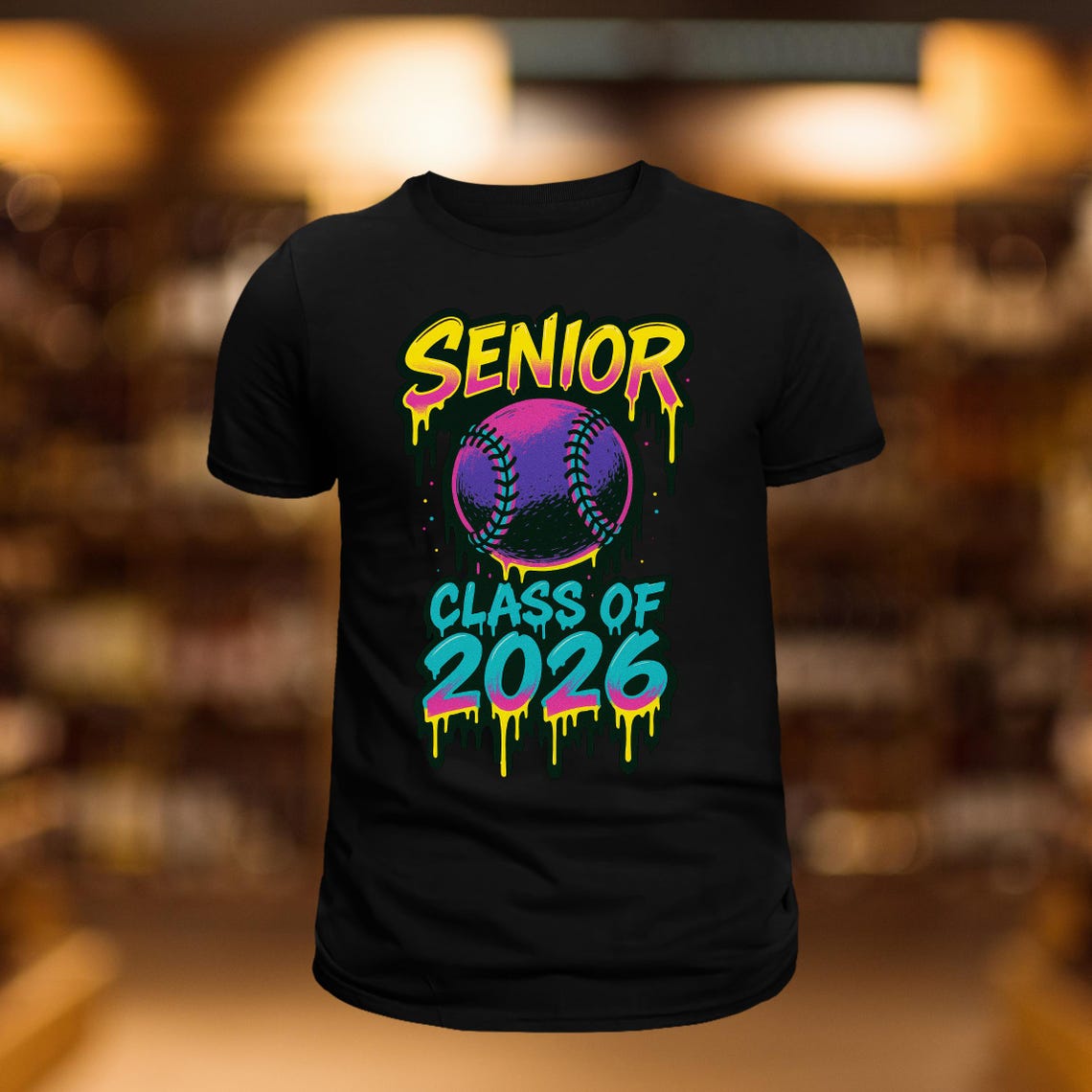 Softball Senior 2026 PNG: Drip Graffiti Design (digital Download) - Etsy