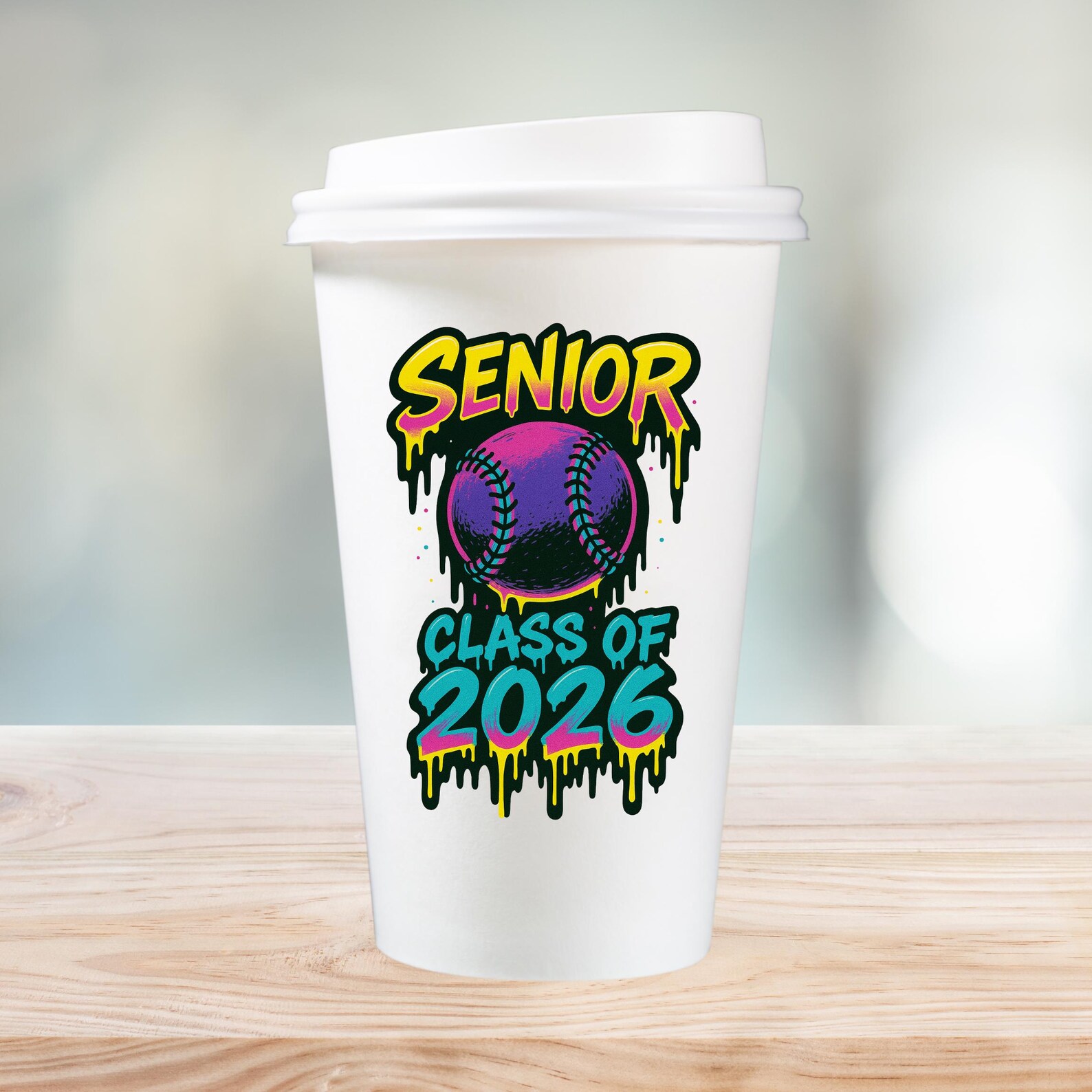 Softball Senior 2026 PNG: Drip Graffiti Design (digital Download) - Etsy