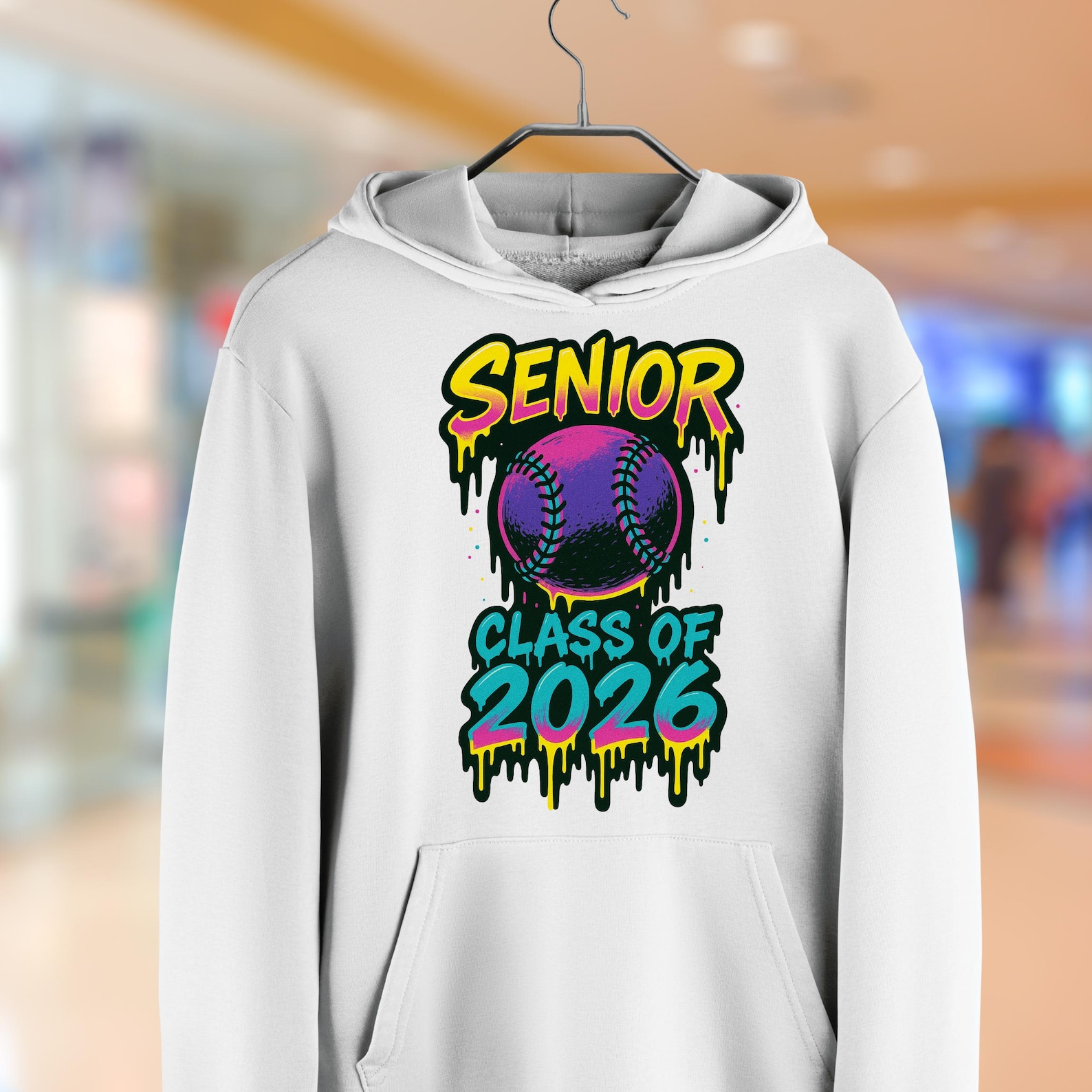 Softball Senior 2026 PNG: Drip Graffiti Design (digital Download) - Etsy