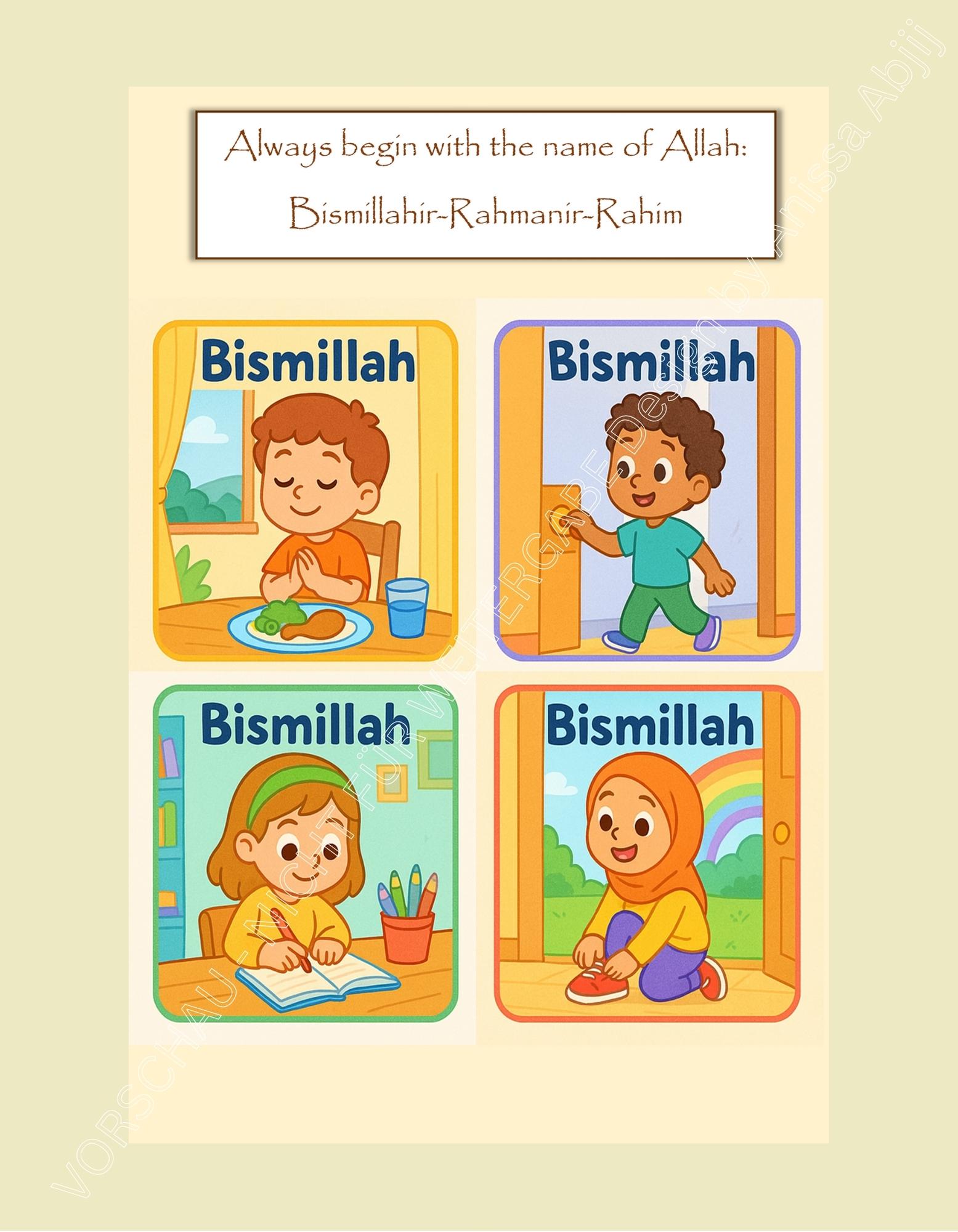 My Islam Learnbook – With Coloring Activities by Anissa Abjij - Etsy