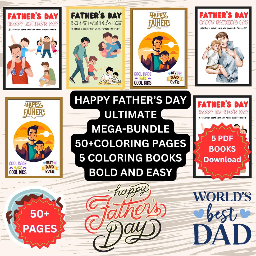 Fathers Day Coloring Book,fathers Day Coloring Pages,coloring Page for ...