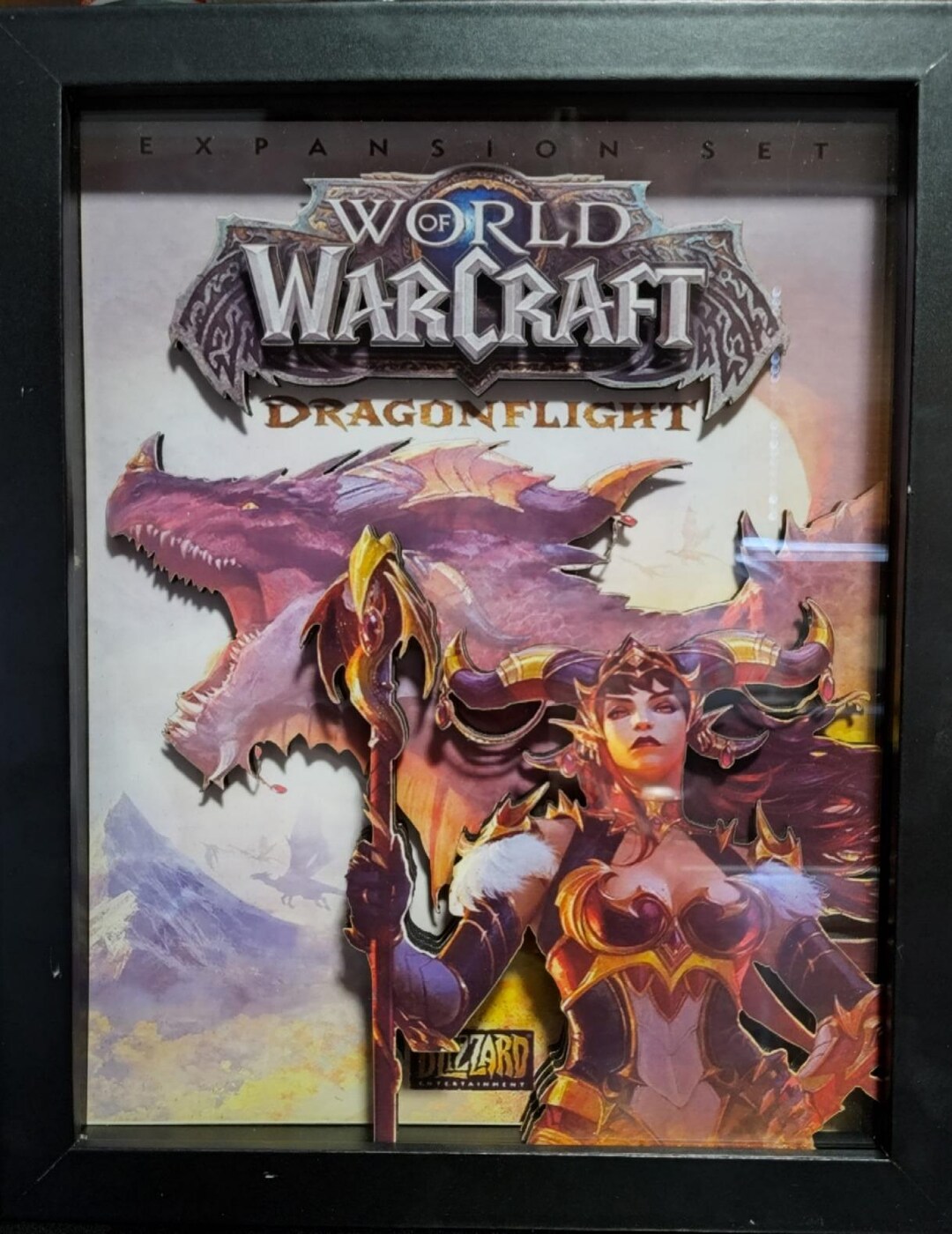 World of Warcraft Expansion Shadow Box Fan Art DRAGONFLIGHT - Etsy