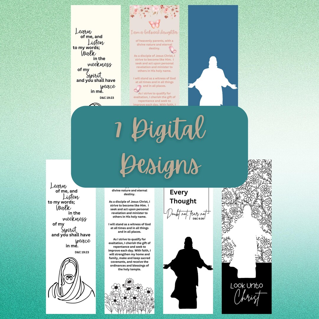 Young Women’s Printable Bookmarks - Faith, Hope, Charity Themes - LDS ...