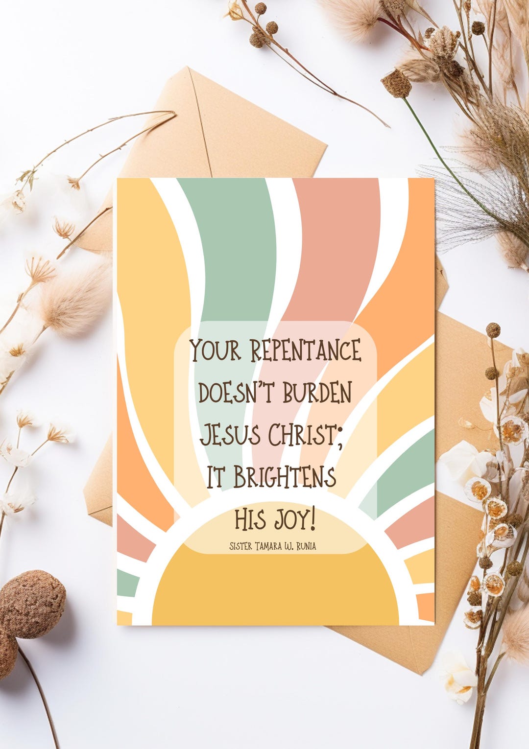 Your Repentance Doesn't Burden Jesus Christ - Conference Talk Printable ...