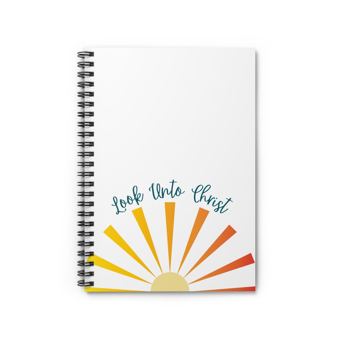 Look Unto Christ 2025 LDS Youth Theme Spiral Notebook/journal ...