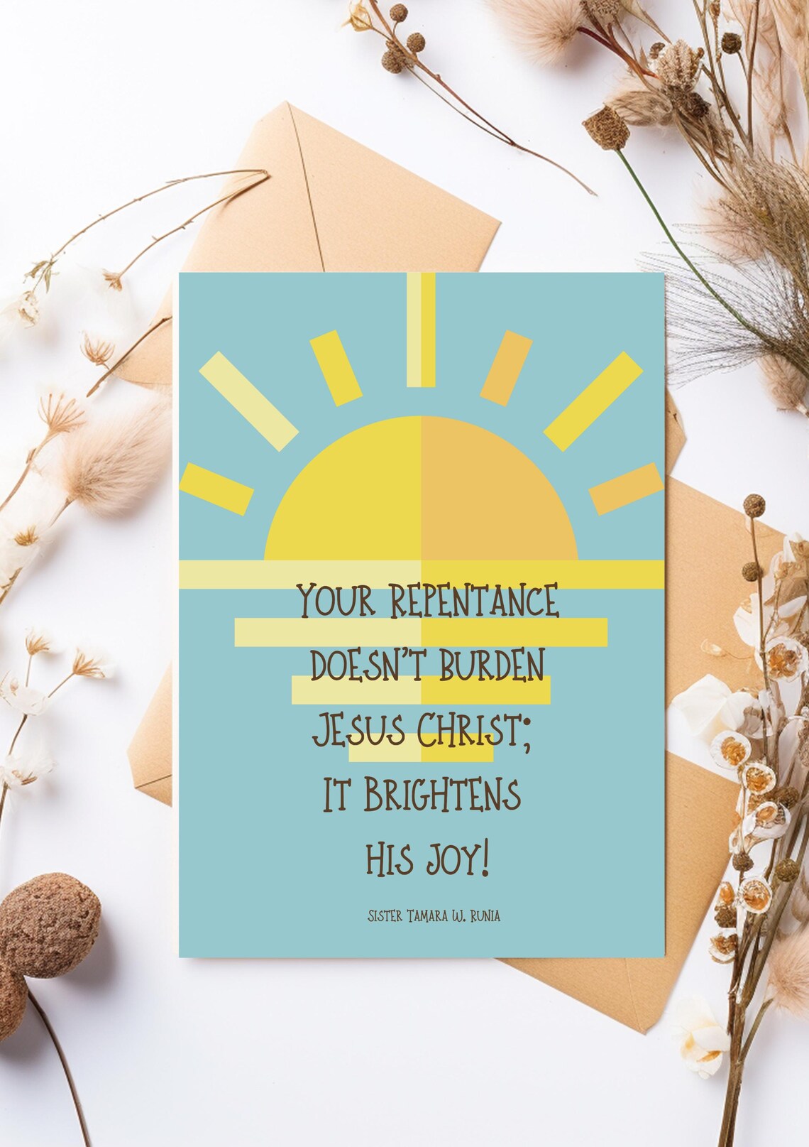 Your Repentance Doesn't Burden Jesus Christ - Conference Talk Printable ...