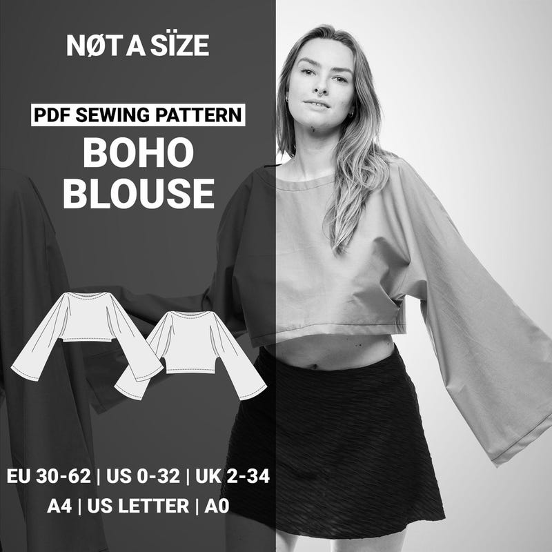 Flared Sleeve Tops - Etsy