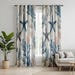 Coastal Beach Living Room Curtains, Nautical Starfish and Coral Drapes ...