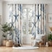 Coastal Beach Living Room Curtains, Nautical Starfish and Coral Drapes ...