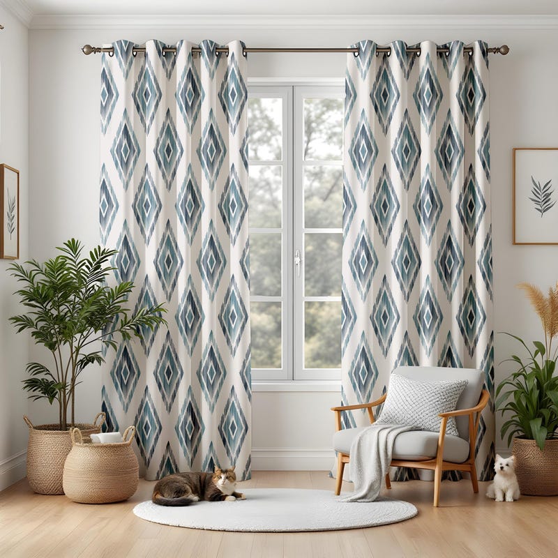 Ikat Curtains - Etsy