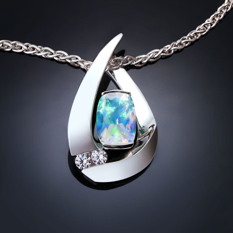 Lab Created Opal - Etsy