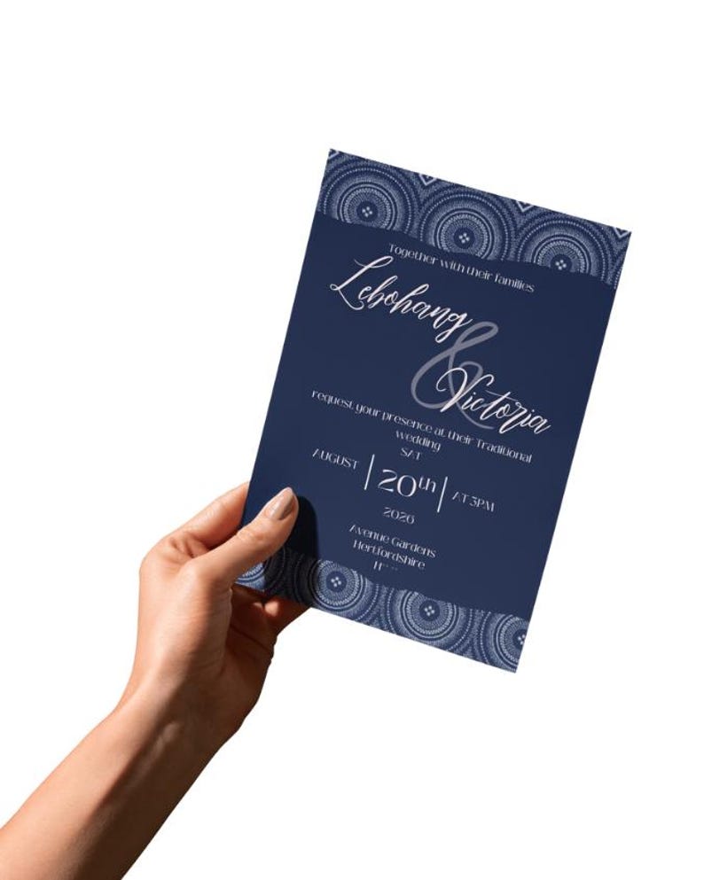 Editable Lobola Invitations Traditional Wedding Invitations - Etsy