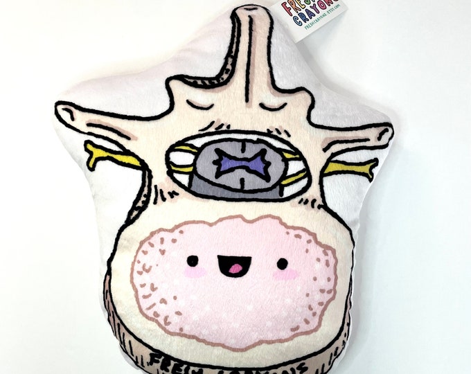 Vertebrae Plushy/ Spine Toy/ Back Anatomy Bones Plush/ Spinal Cord ...