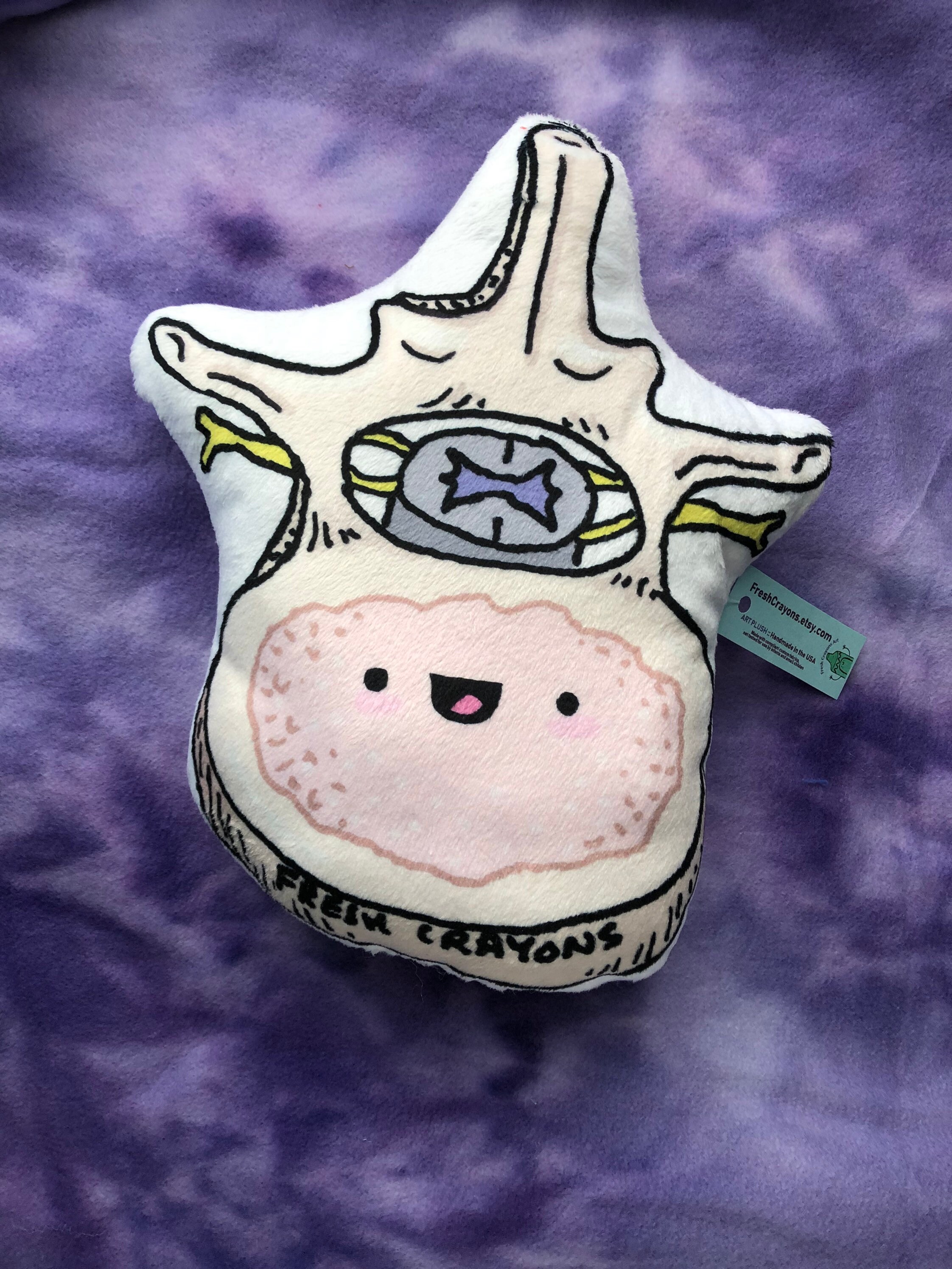 Vertebrae Plushy Spine Toy Back Anatomy Bones Plush Spinal Cord Pillow ...