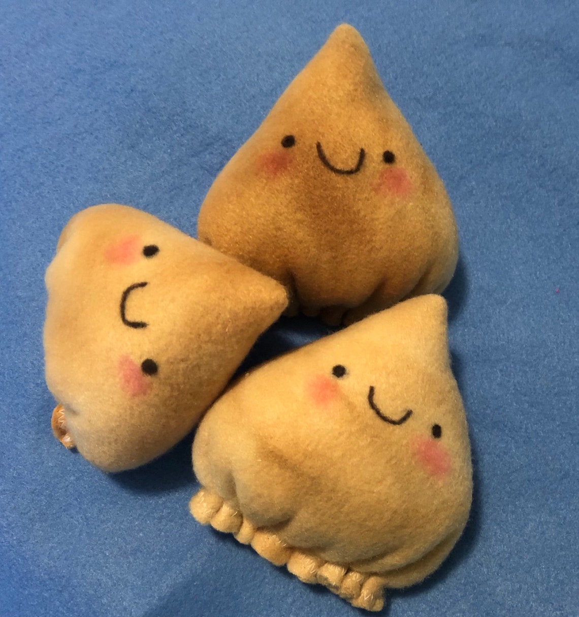 My Little Samosa Plushie/ Samosa Plush Toy/ Indian Dumpling | Etsy