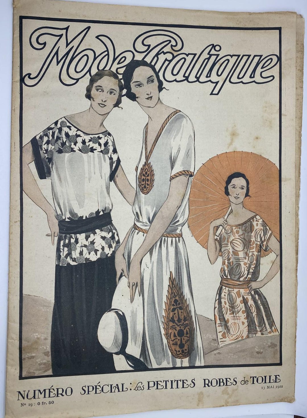 1922 French Fashion Magazine: Uncut Sewing Patterns - Etsy