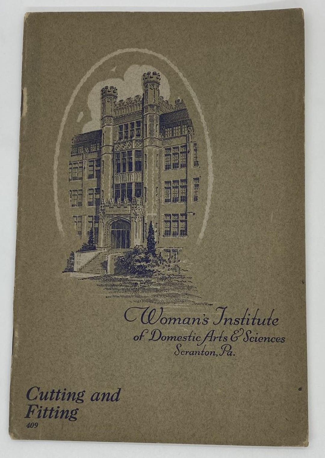 Antique 1923 Sewing Booklet: Cutting and Fitting, Woman's Institute ...