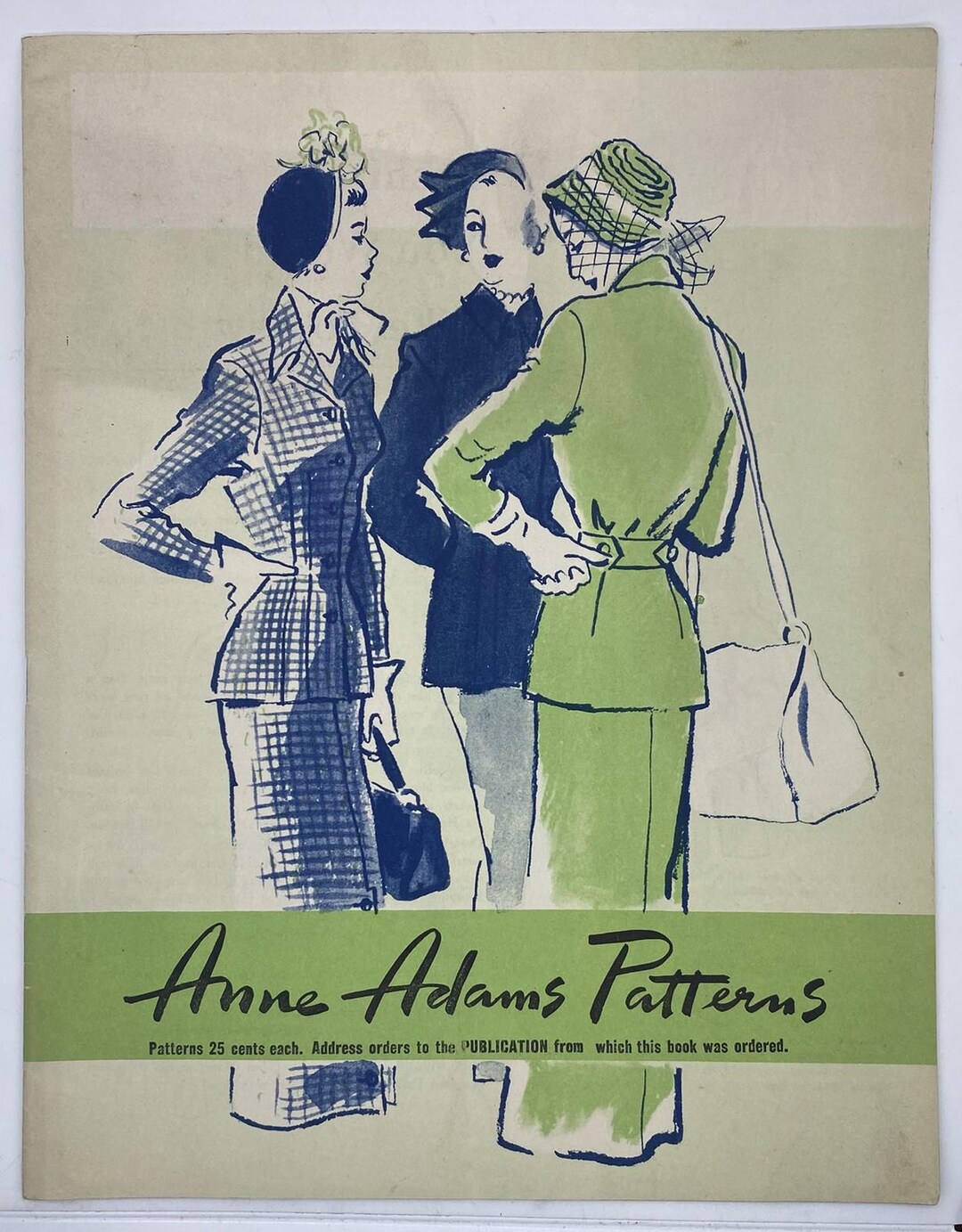 Vintage Spring 1950 Anne Adams Pattern Catalog (anne Adams Was a Mail ...