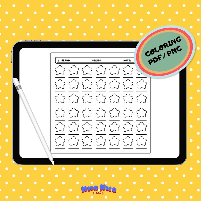 Printable Blank Color Swatch Chart | 30 Pages Digital PDF Coloring ...