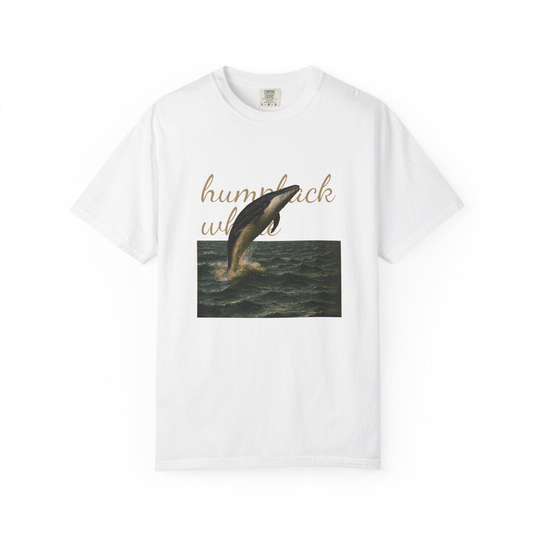 Vintage Humpback Whale T-shirt, Nature Lover Shirt, Eco-friendly ...