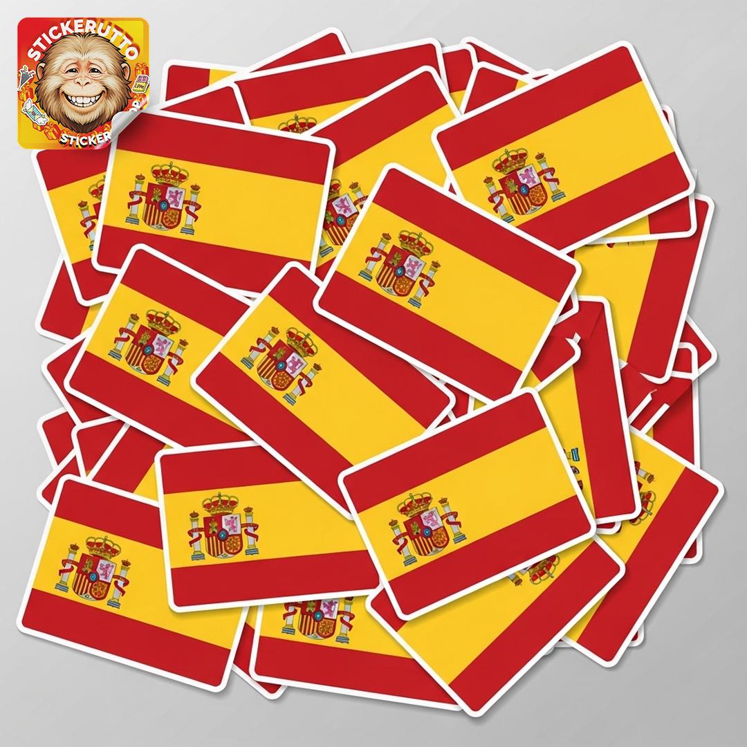World Flags Sticker Pack – 50 Vinyl or Holographic Stickers of ...