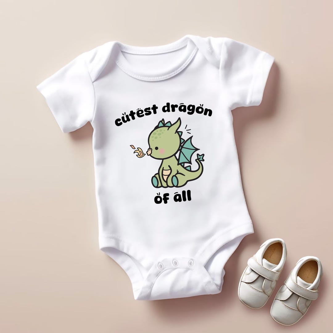 Cutest Dragon of All Baby Bodysuit, Baby Shirt, Toddler Sweatshirt ...